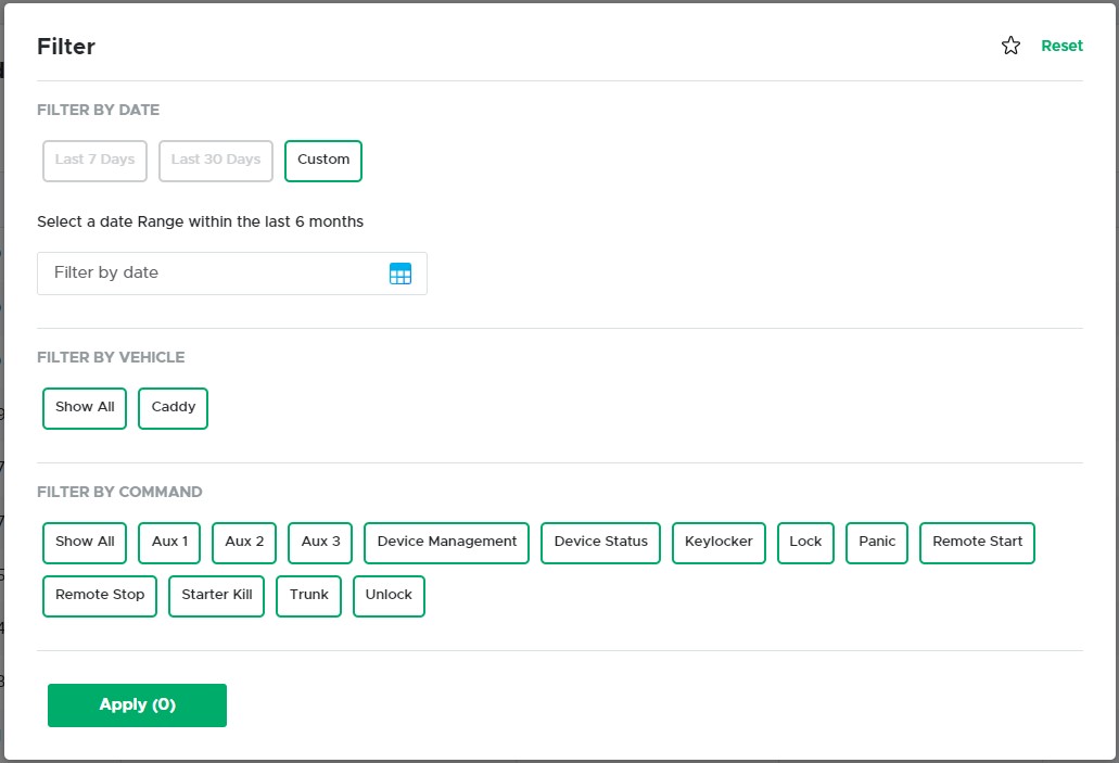 How to Filter Activity Feed via DroneMobile Website